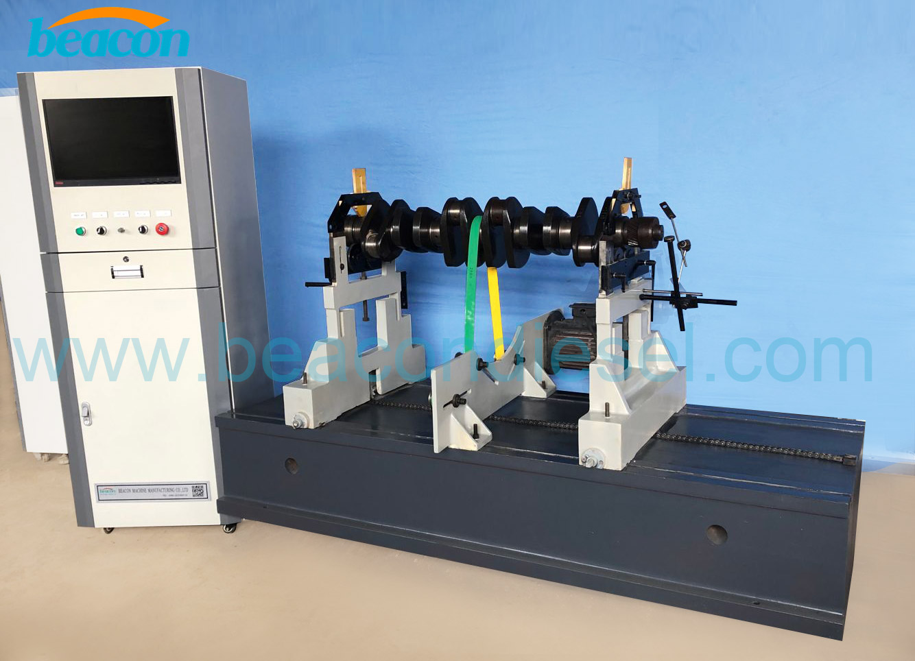 belt drive dynamic balancing machine