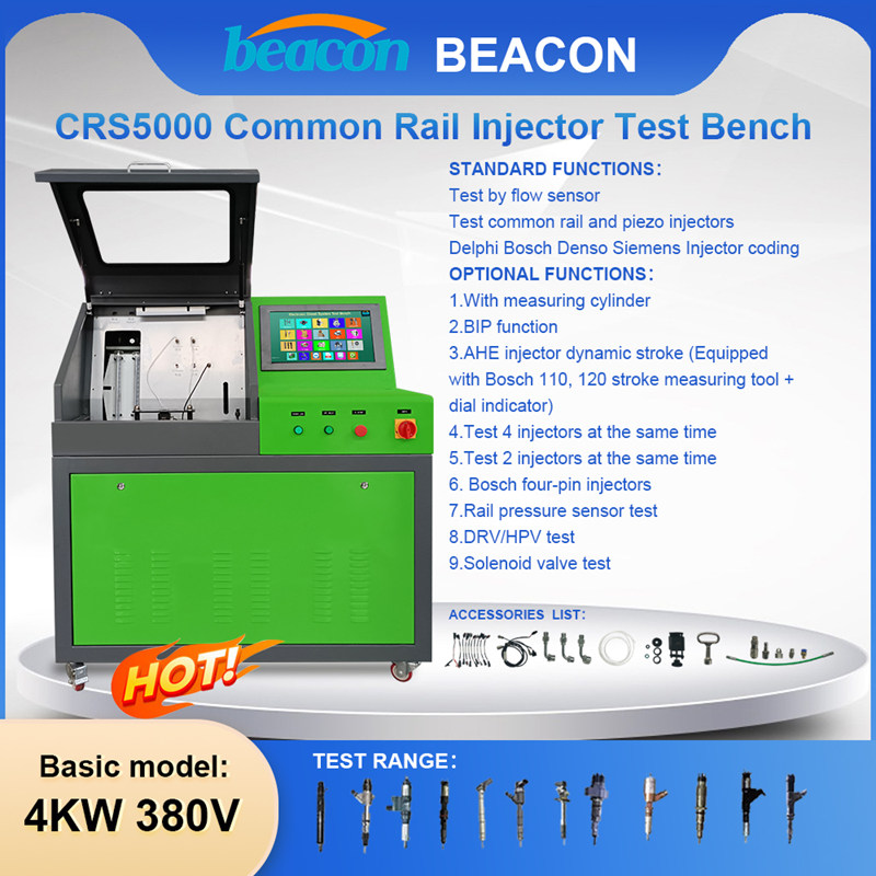 CRS5000S Measuring cup and flow meter common rail diesel fuel injector ...